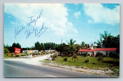 Tropic Isles Motel Delray Beach Florida Front Entrance Unposted ...