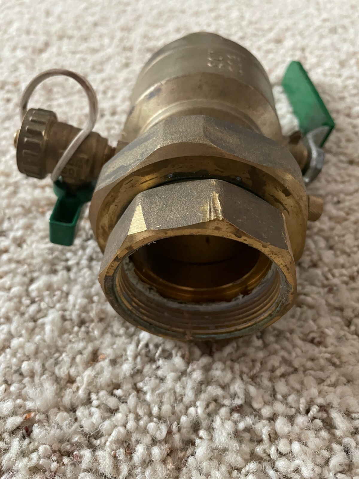 Nexus 1604 600 WOG 2" Ball Valve with solder & union connections, drain ...