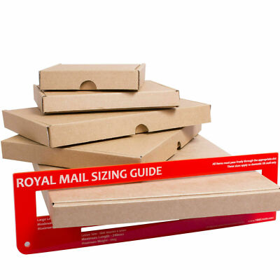 ROYAL MAIL LARGE LETTER CARDBOARD BOX SHIPPING MAIL POSTAL PIP C4/C5/C6 ...