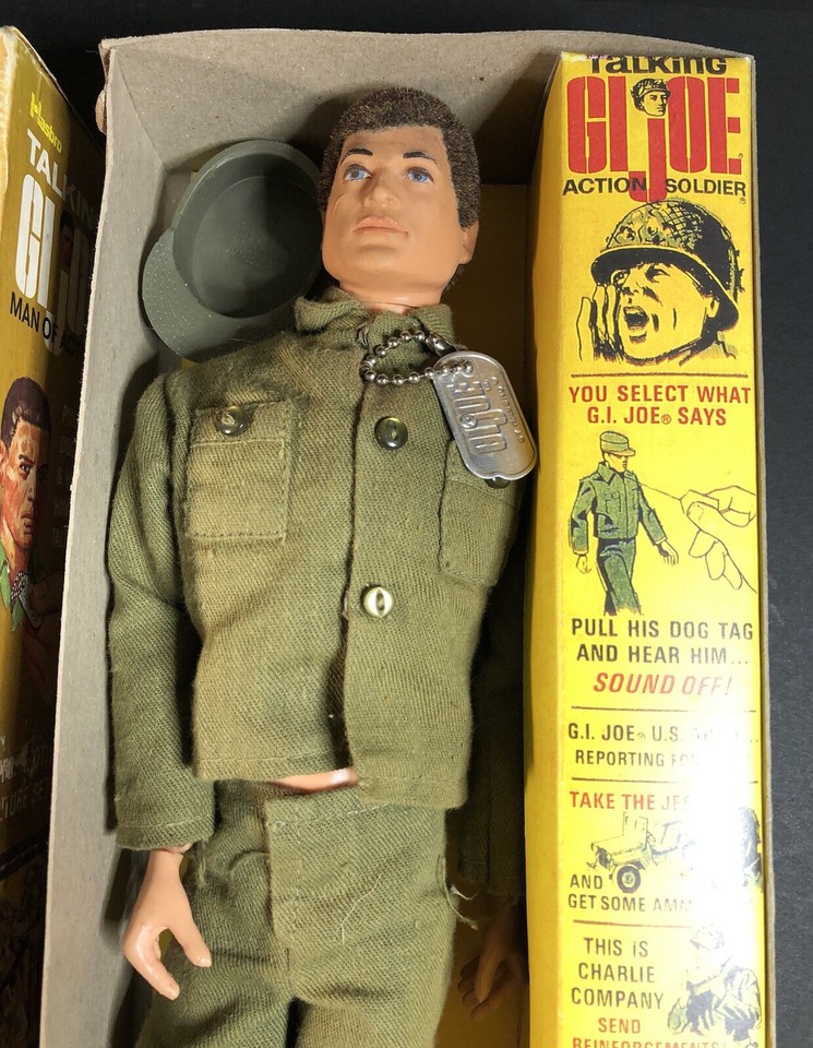 Vintage 1964 GI Joe box top, talking man of action figure great | eBay