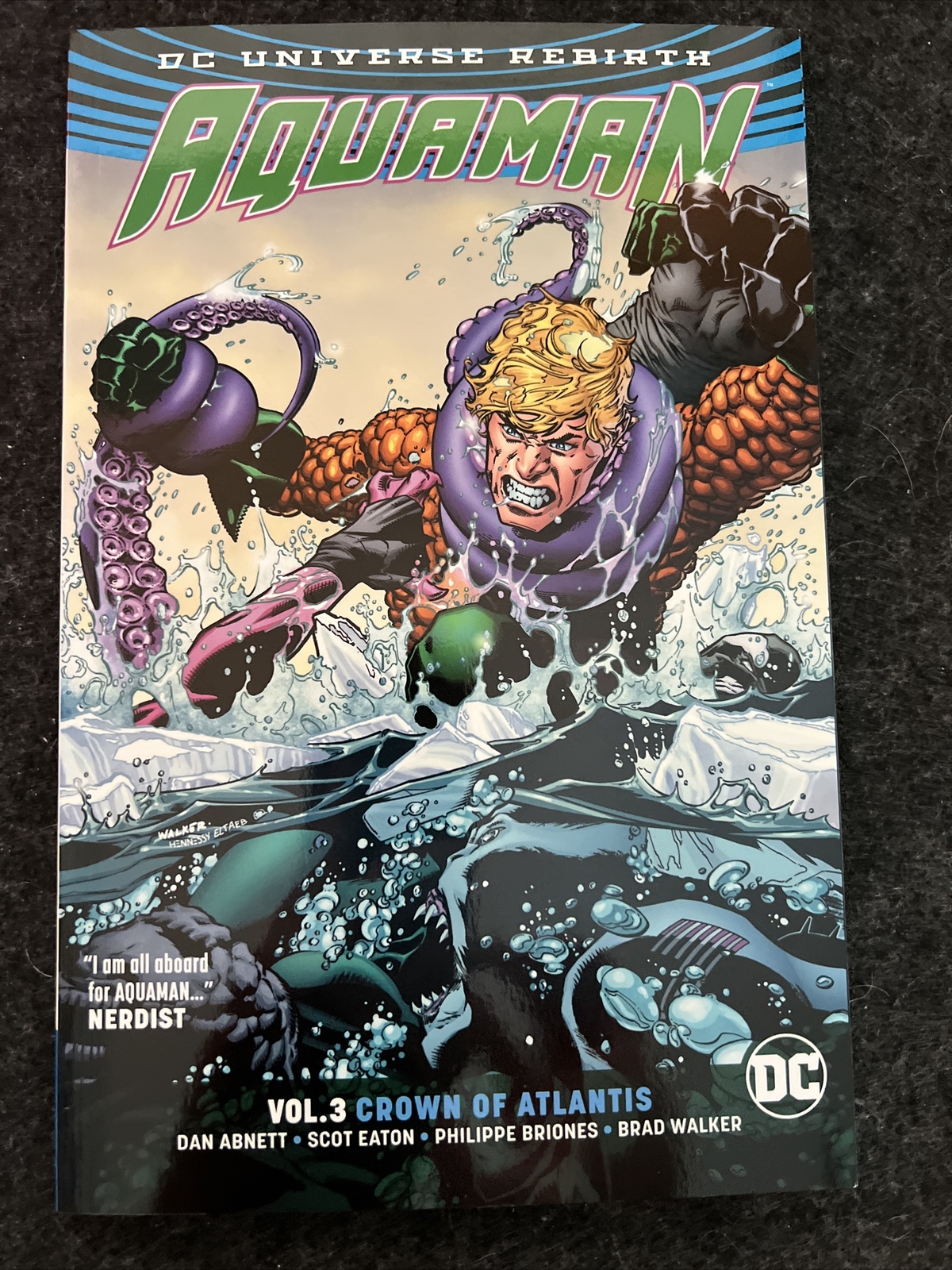 Aquaman Vol 3 Crown of Atlantis (DC Comics, 2017 Trade Paperback) BRAND ...