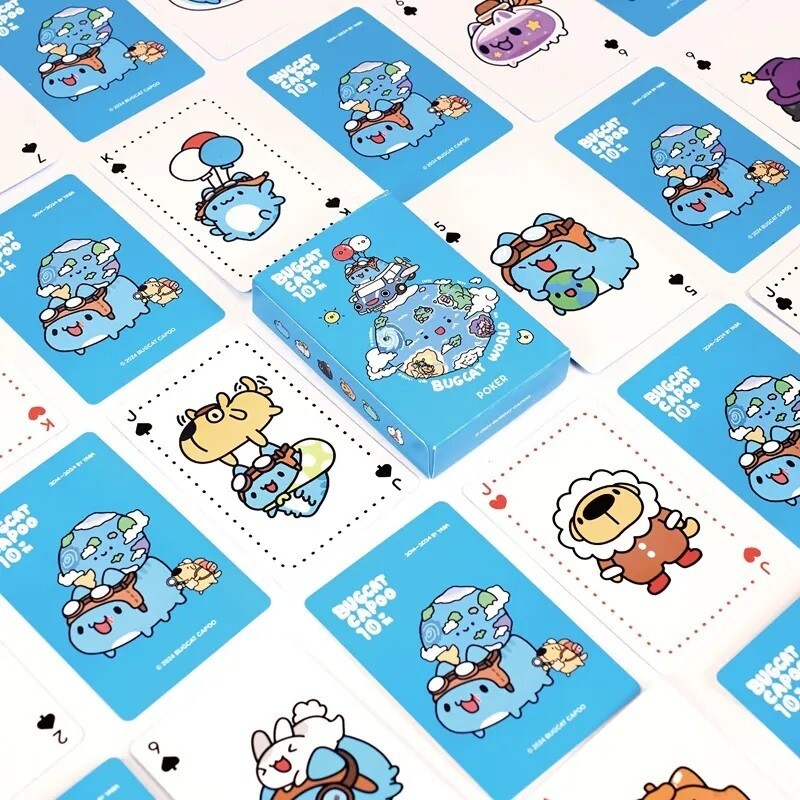 Bugcat Capoo 10th Anniversary Around the World Playing Cards (official Merch) | eBay