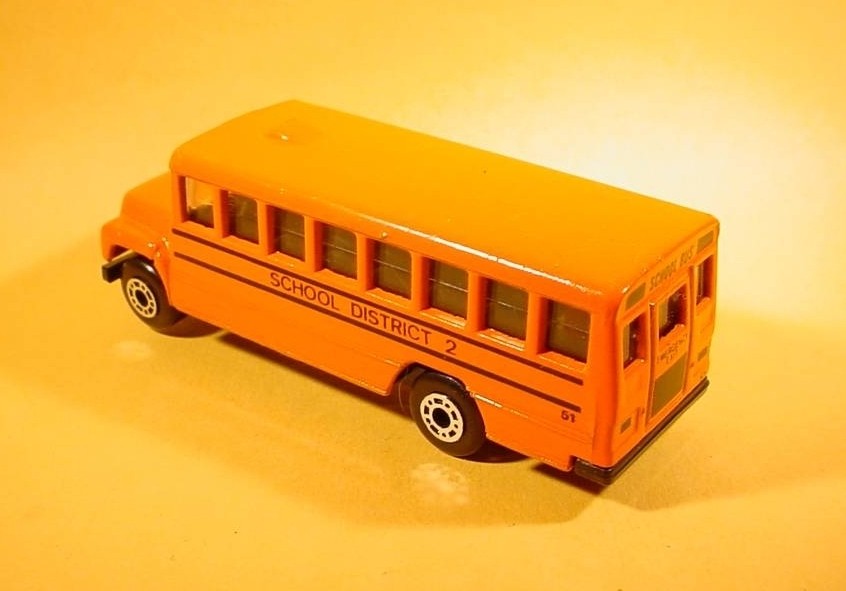 MATCHBOX DK ORANGE SCHOOL BUS MB47-E14 LOOSE | eBay