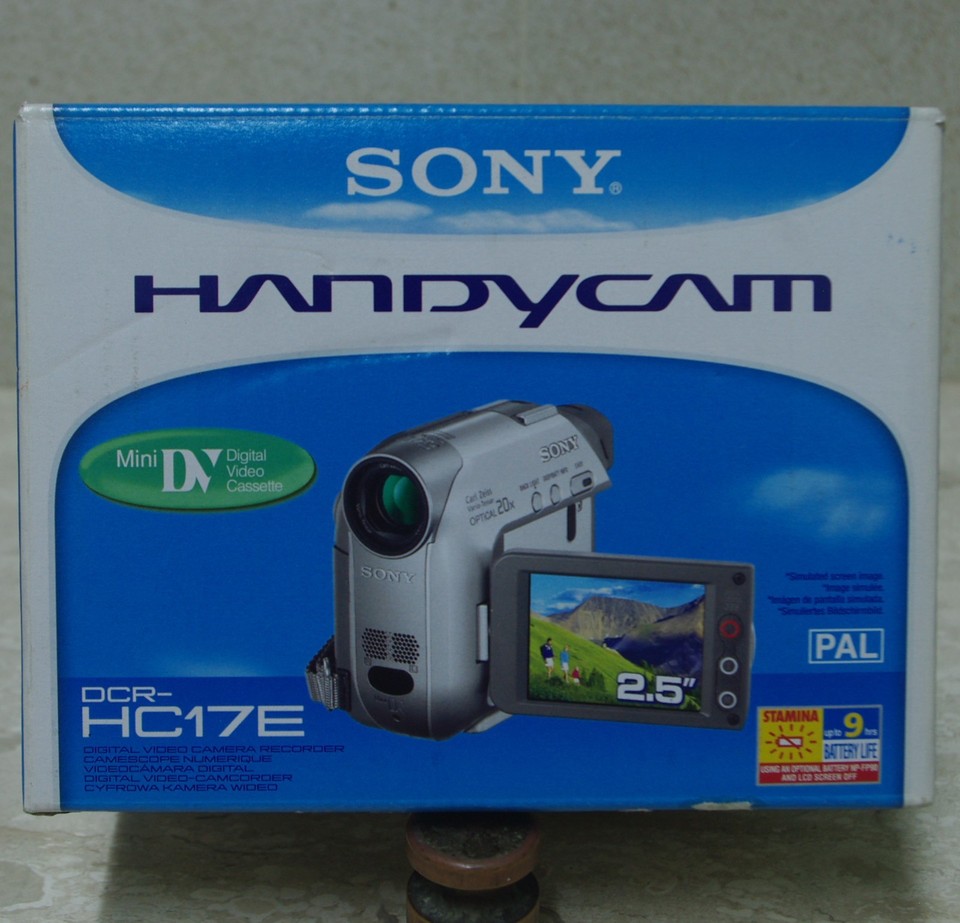 Sony DCR-HC17E Handycam MiniDV Digital Video Cassette PAL VGC FREEPOST ...