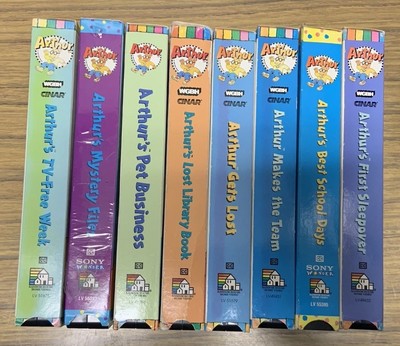 Arthur VHS Lot - (8) VHS Tapes | eBay