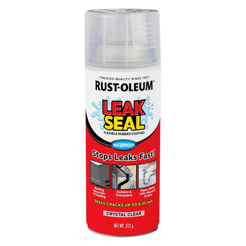 Leak Seal Rubber Coating Spray 312G – Clear, Waterproof Sealant ...