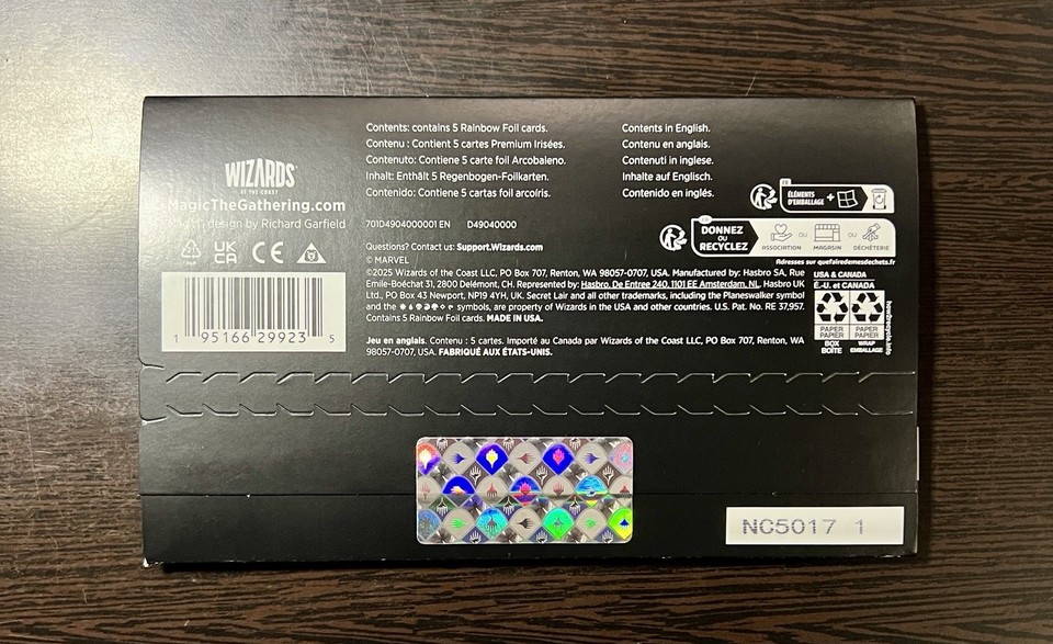 Secret Lair x Marvel's Deadpool - Rainbow Foil Magic the Gathering ...