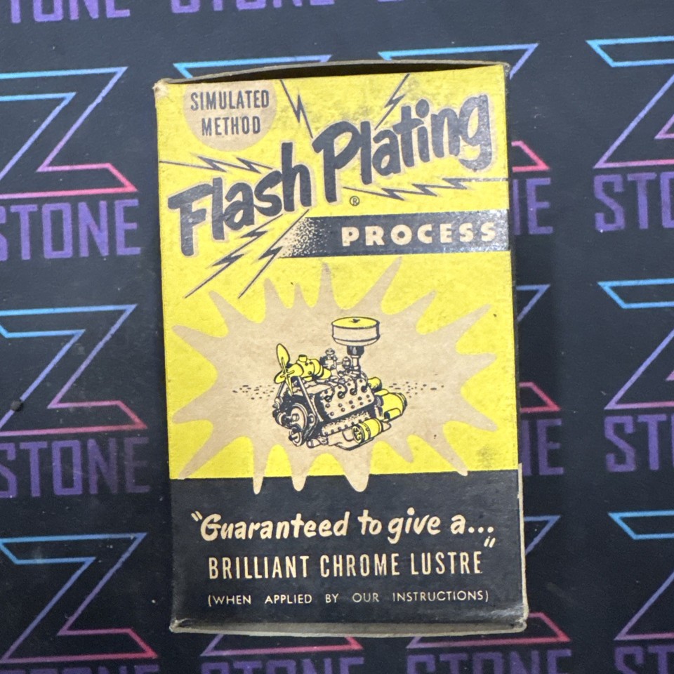 Vintage Flash Plating Process Chrome Kit " For Billiant Lustre" W ...