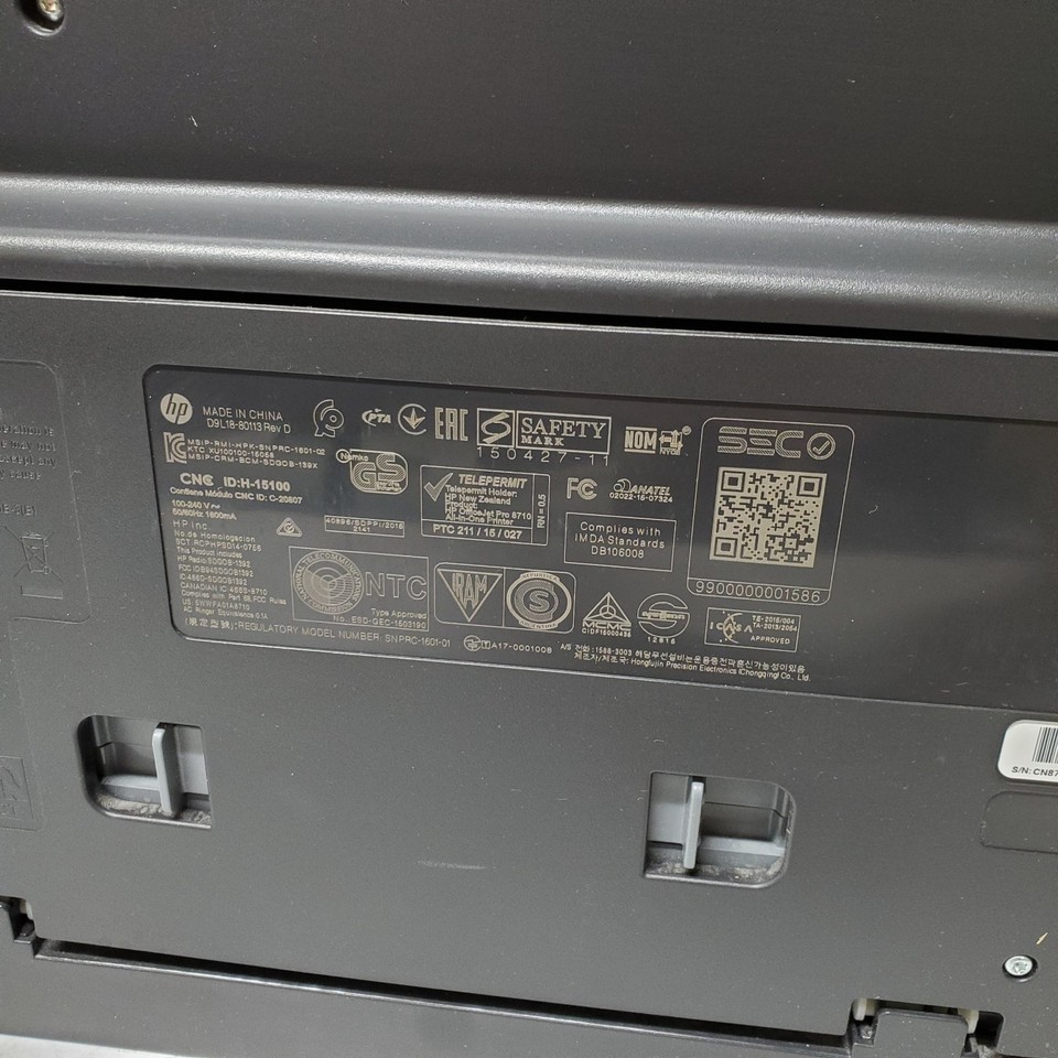 HP Officejet Pro 8715 Color Inkjet Printer NO INK 3k Pg Ct All-In-One ...