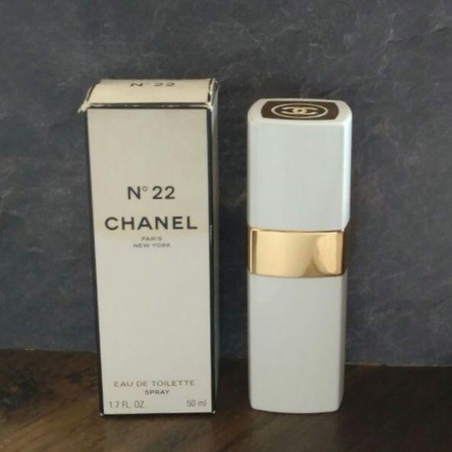 Vintage CHANEL No 22 Eau de Toilette 50ml N°22 w/BOX Floral Aldehyde ...