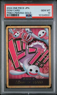 PSA 10 DON !! Card PERONA Gold Frame ONE PIECE Card The Best PRB-01 ...