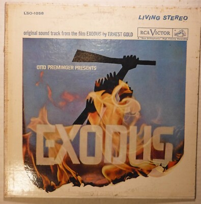 EXODUS / ORIGINAL SOUNDTRACK / RCA VICTOR LSO 1058 STEREO LP | eBay