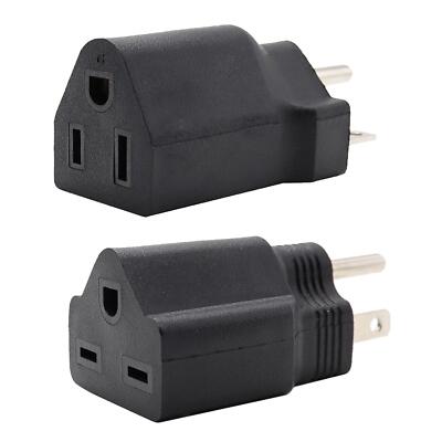 Portable 110-120V to 220-240V Plug Adapter Black Plug Adapter Power | eBay