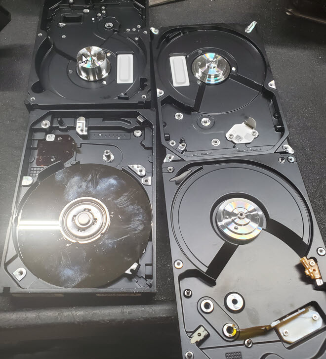 Lot of 4 HDD Hard Drive Brushless Spindle Motor DIY CRAFT DRONE ROBOT ...