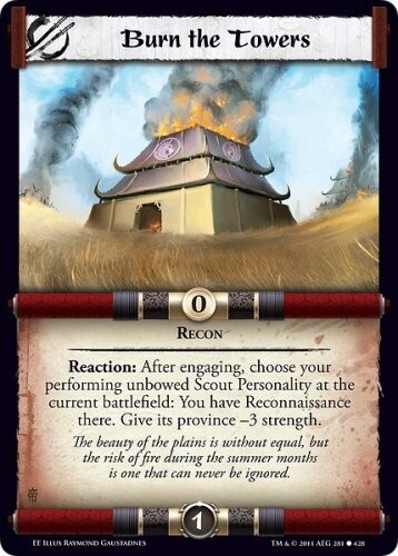 Burn the Towers - Strategy [Emperor Edition] ENG L5R CCG | eBay