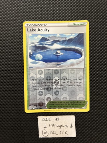 Pokemon Lost Origin - Lake Acuity - 160/196 - Uncommon Reverse Holo - M ...