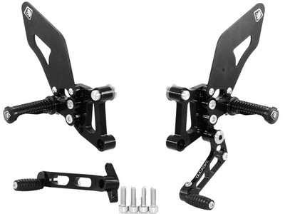 Ducabike Adjustable Rearsets Ducati 999, 749 black race motogp | eBay