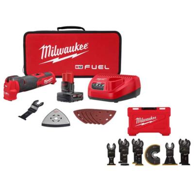 milwaukee oscillating multi-tool kit multi-tool blade kit m12 fuel 12v ...