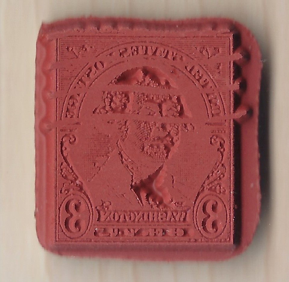 Postage Stamp Wood Mounted Rubber Stamp IMPRESSION OBSESSION A8841 New ...