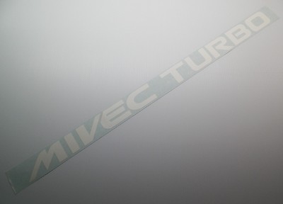 New Mitsubishi Evo MIVEC TURBO Style 1 Logo Windshield Decal Lancer ...