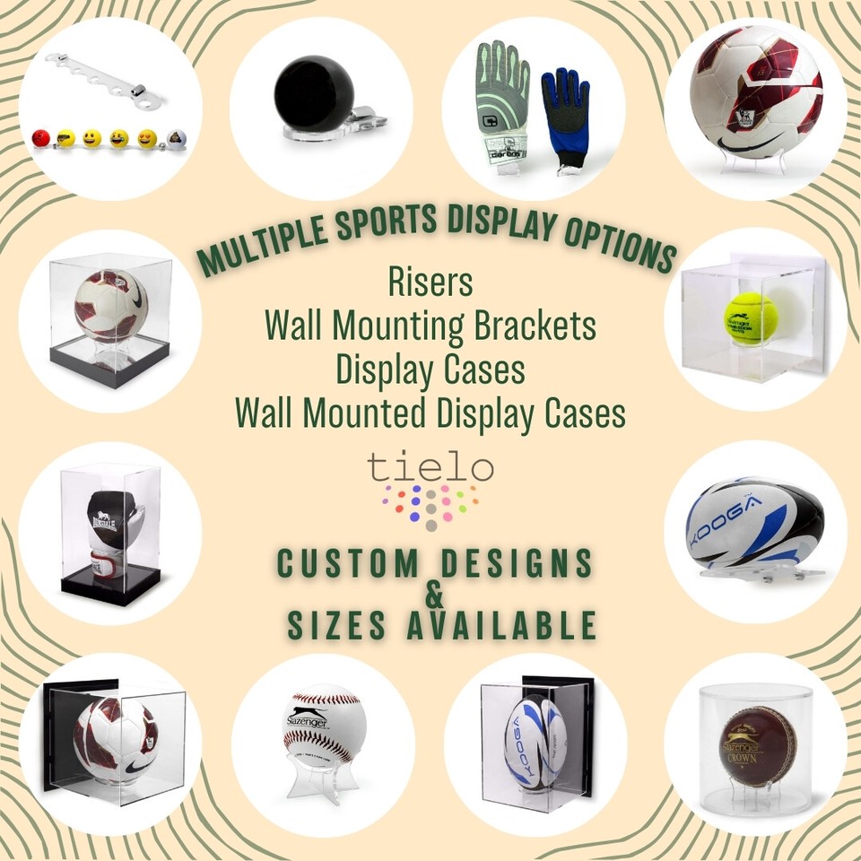 Wall Mount Bracket Cricket Ball Display Shelf Ball Stand Signed Ball ...