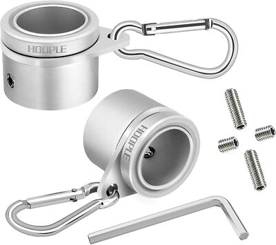 2pcs Flag Pole Ring Aluminum Alloy for 0.75-1 in Pole 360° Rotating ...