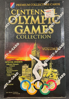 Centennial Olympic Games Collection Vol 1 Trading Cards New Sealed Box ...