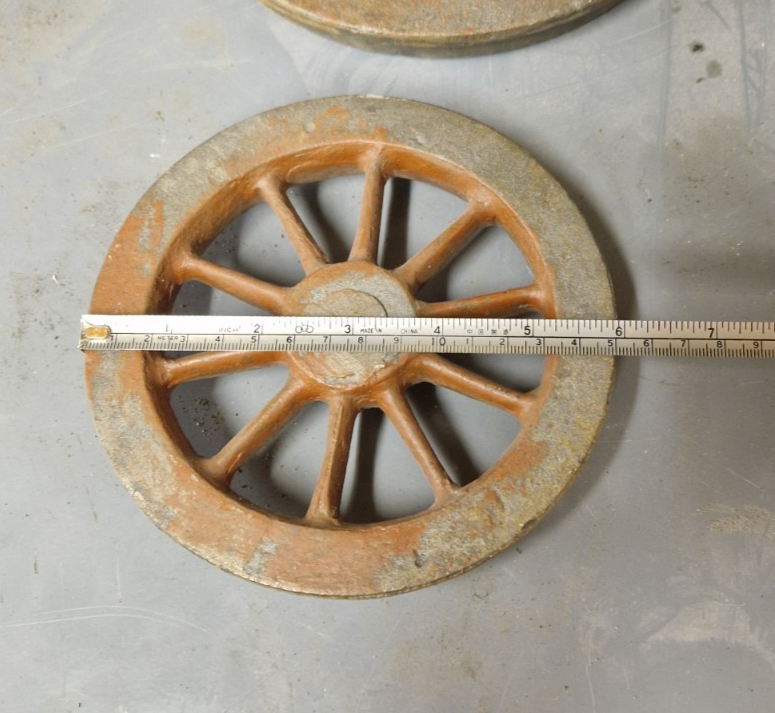 7.25 inch Gauge GWR 0-4-2 14xx Dart Wheel Castings Reeves Model ...
