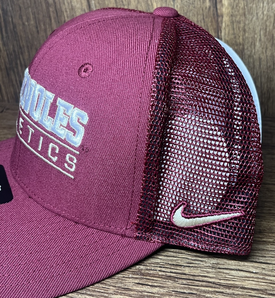 NEW Nike Florida State Seminoles Athletics NCAA Rise Cap Stitched ...