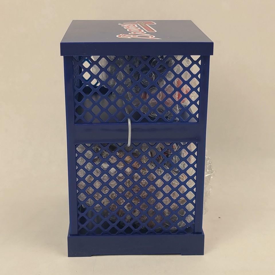 Atlanta Braves Mini Team Locker Set w/ Helmet Ball Baseball Glove MLB ...