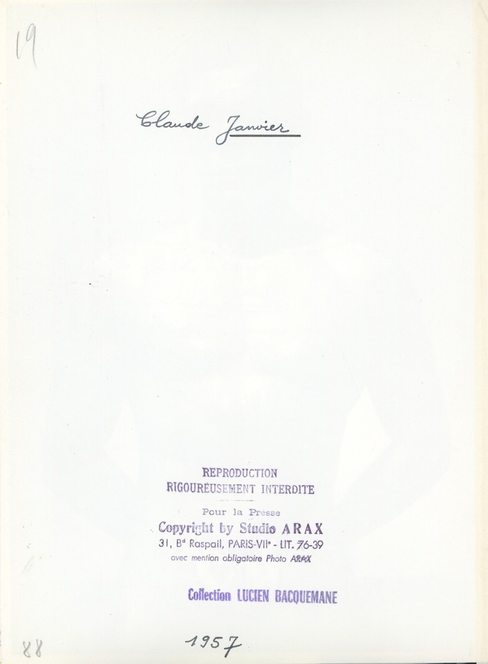 Male Bodybuilder Photo Competition 1957 Arax Gay Interest Claude ...