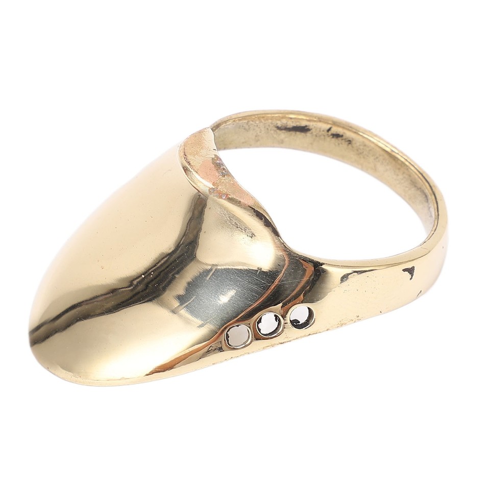 (20)Brass Archery Thumb Ring Finger Protector With Anti Lost Rope BA ...