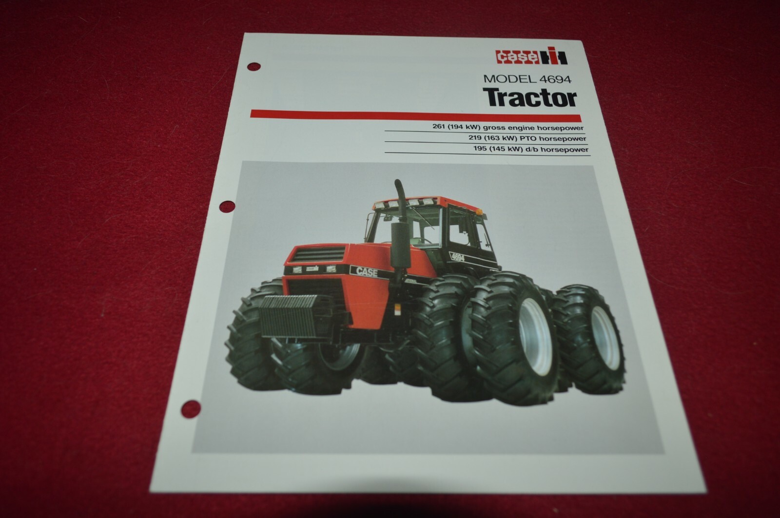 Case International 4694 Tractor Brochure FCCA | eBay