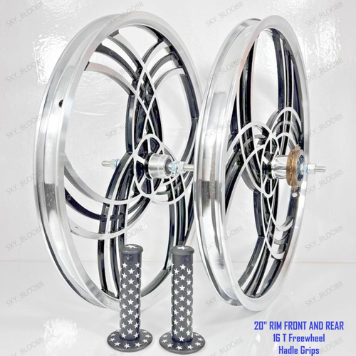 PAIR 20" Bicycle Mag Wheels Set Black FOR GT DYNO HARO ANY BMX BIKE | eBay