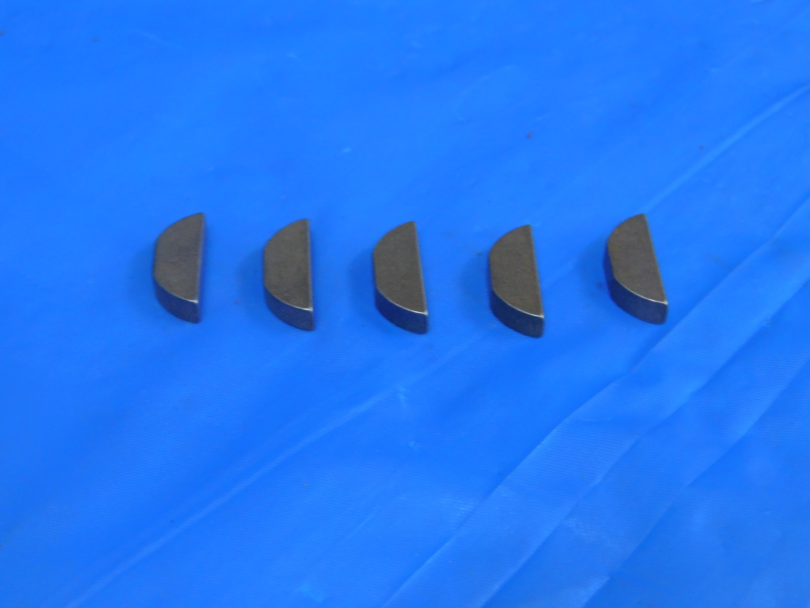 5PC PLAIN STEEL WOODRUFF / HALF-MOON KEYS #6 5/32 x 5/8 .1562" .6250 ...