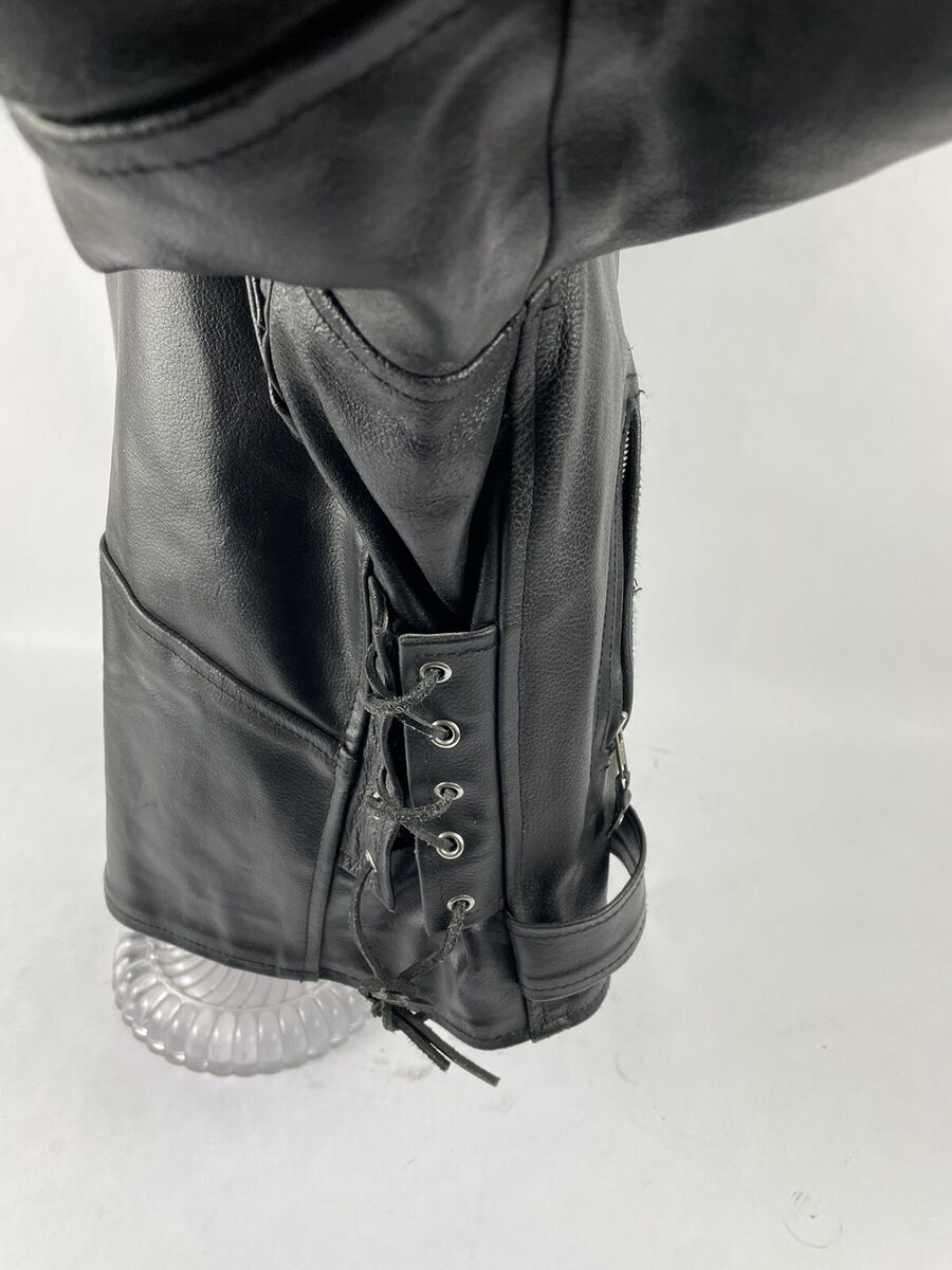 Vintage Echtes Leder Genuine Leather Motorcycle Jacket Size Vintage Echtes Leder Genuine Leather Motorcycle Jacket Size