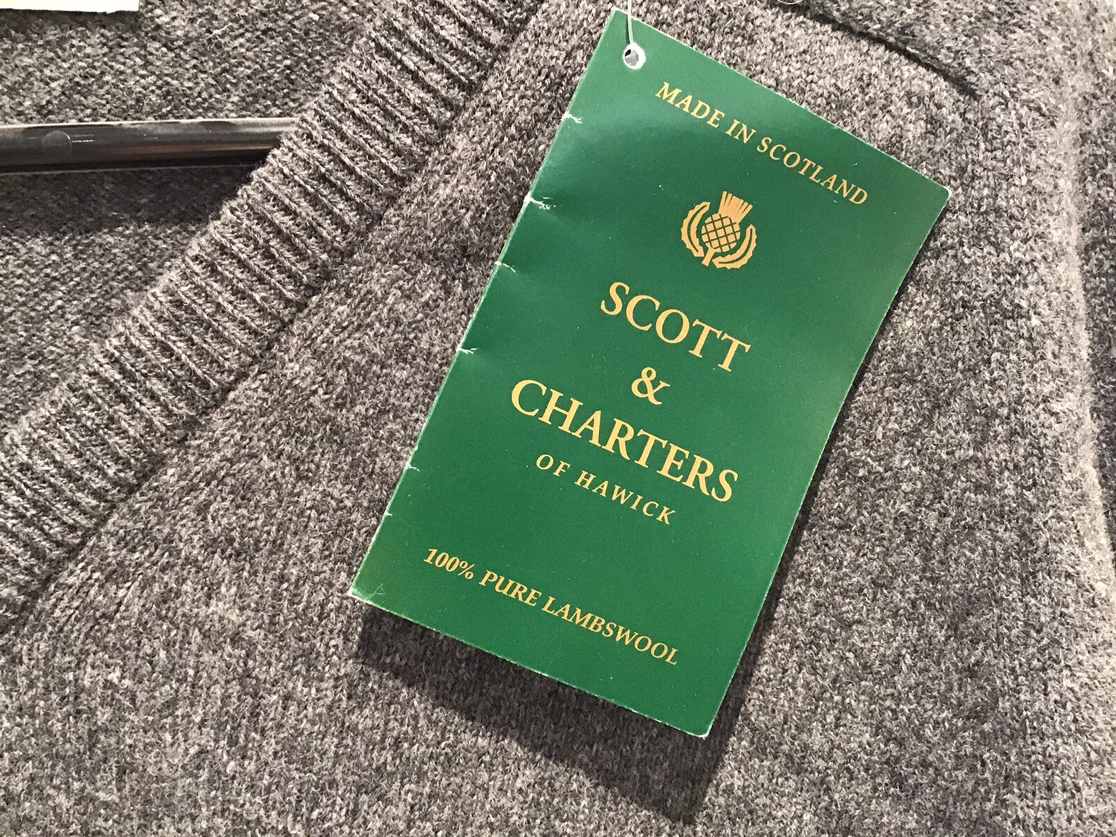 SCOTT & CHARTERS WOMENS 100% Lambswool Sweater GRAY EUR sz 38 US sz 6 NWT $185 | eBay