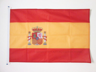 DRAPEAU ESPAGNE 90x60cm - DRAPEAU ESPAGNOL 60 x 90 cm Spécial Extérieur ...