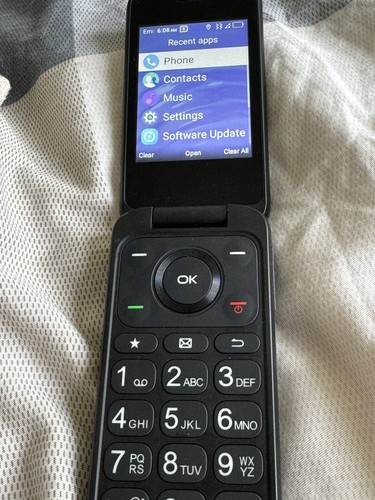 TCL Flip Go 4058 4058W 8GB GSM Factory Unlocked 4G LTE T-Mobile Flip ...