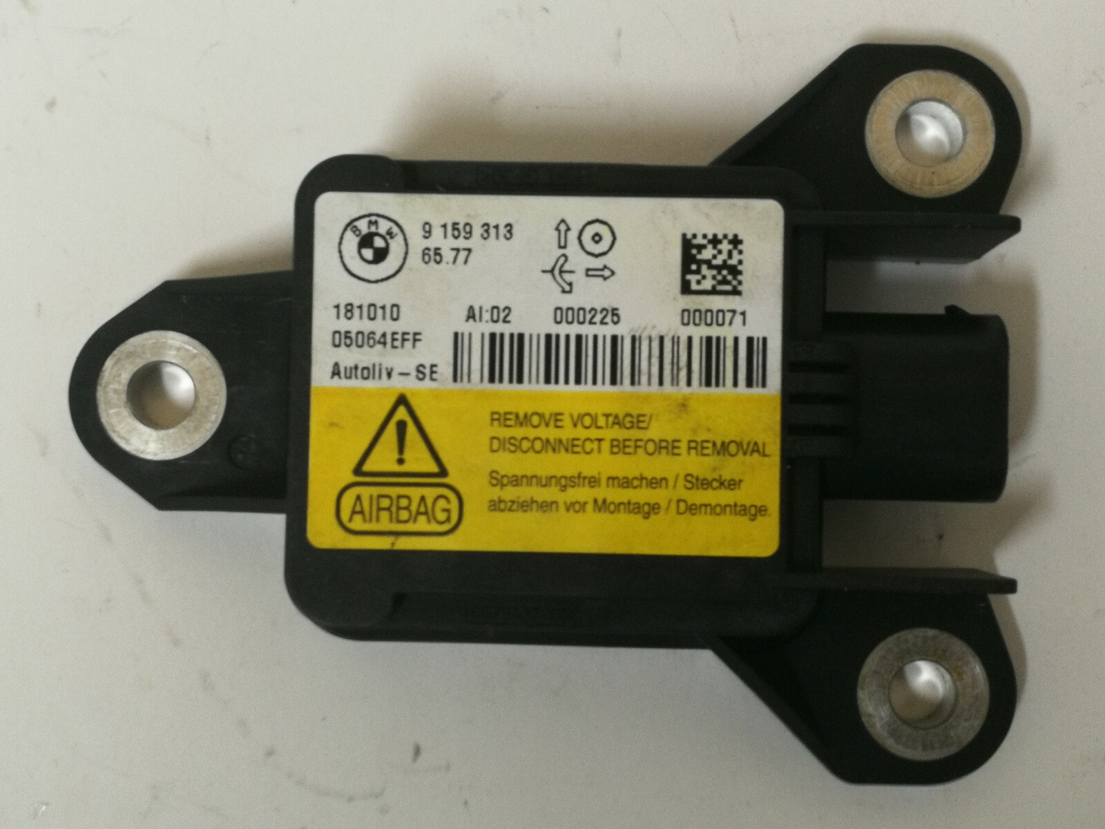 BMW 7 Series F01 F02 F03 F04 SRS Crash Impact Control Sensor Module ...