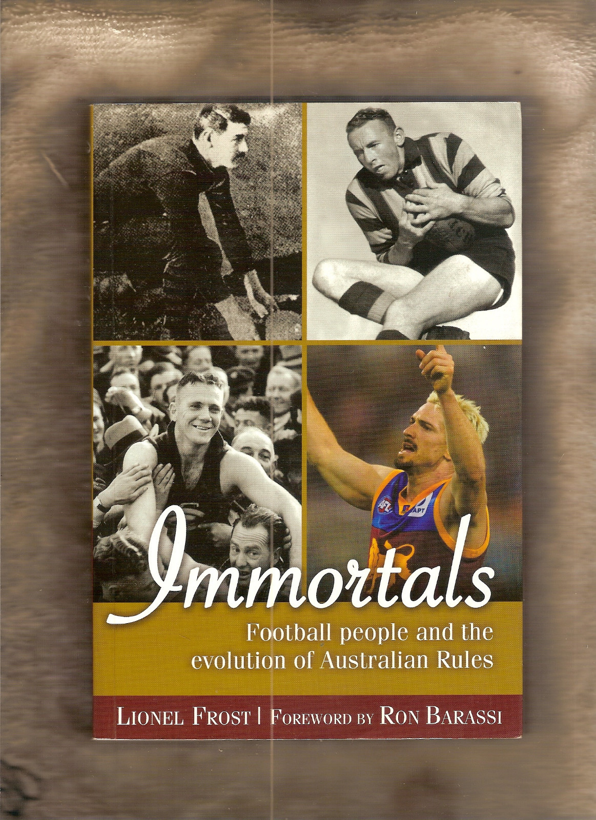 #BB AFL BOOK - AUSTRALIAN RULES FOOTBALL IMMORTALS | eBay Australia