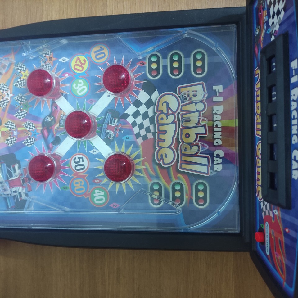 Pinball Machine Electronic lights Tabletop Pinball Game, 16.5 Inch ...