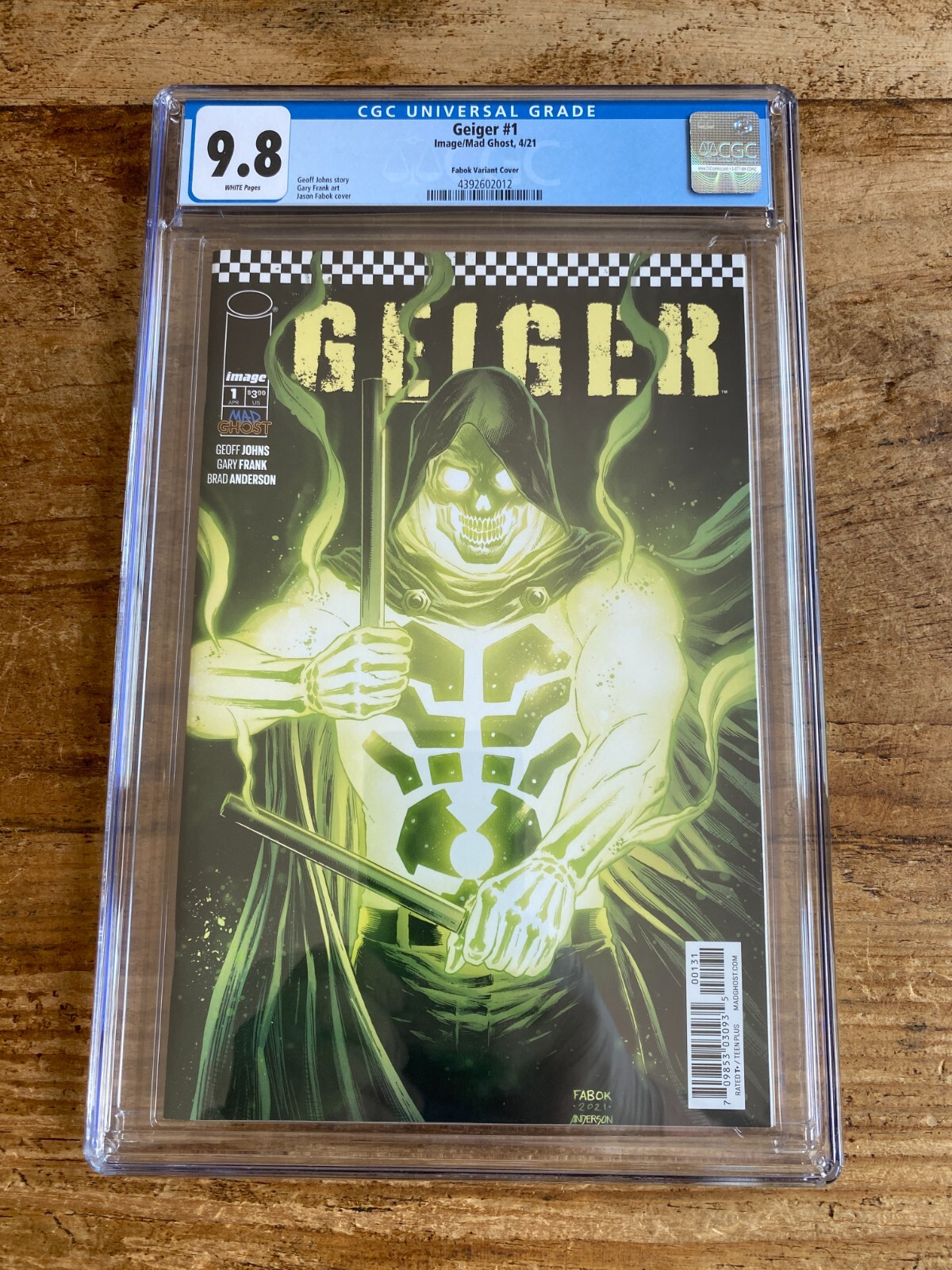 Geiger #1 Image Comics 2021 Jason Fabok Variant Cover CGC 9.8 | eBay