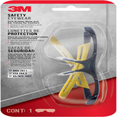 3M Safety Glasses ANSI Z87, Anti-Fog Scratch Resistant Clear Lens ...