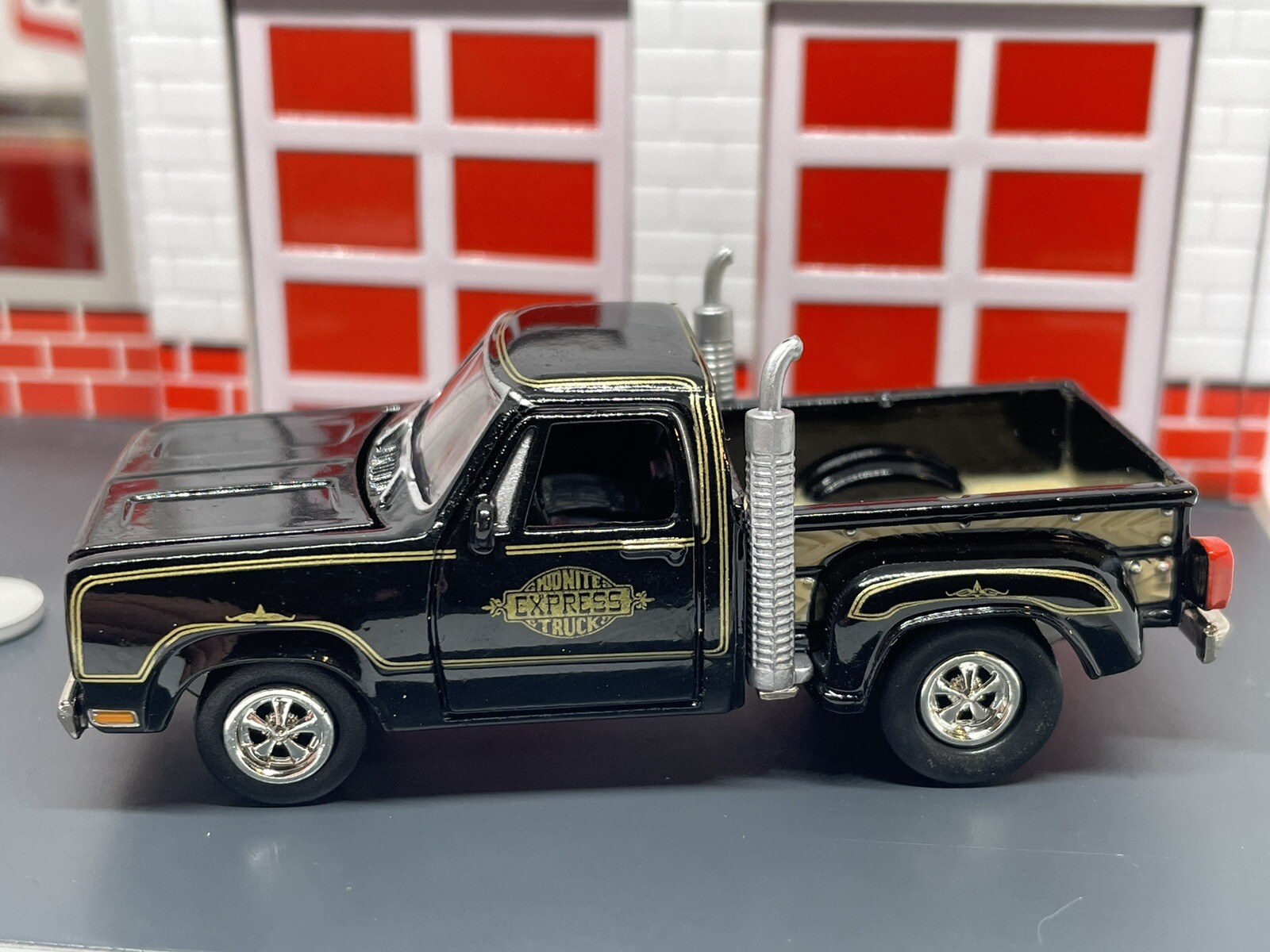 1978 78 Dodge Midnight Express Truck Black Opening Hood 1/64 Limited ...