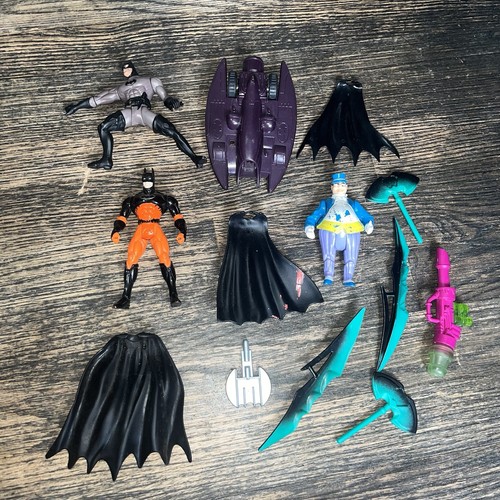 Vintage Batman Action Figures Parts Accessories & Weapons Lot Kenner | eBay