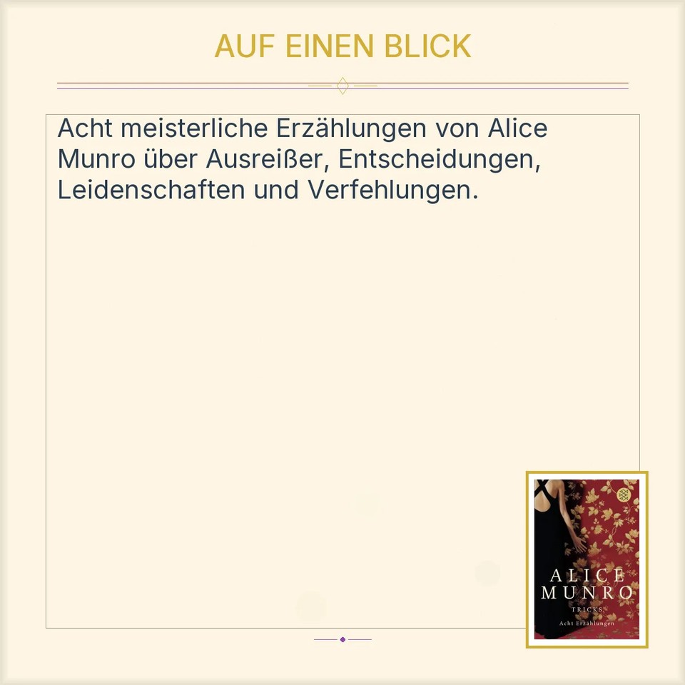 S. Fischer Tricks Alice Munro Racconti Brevi | eBay