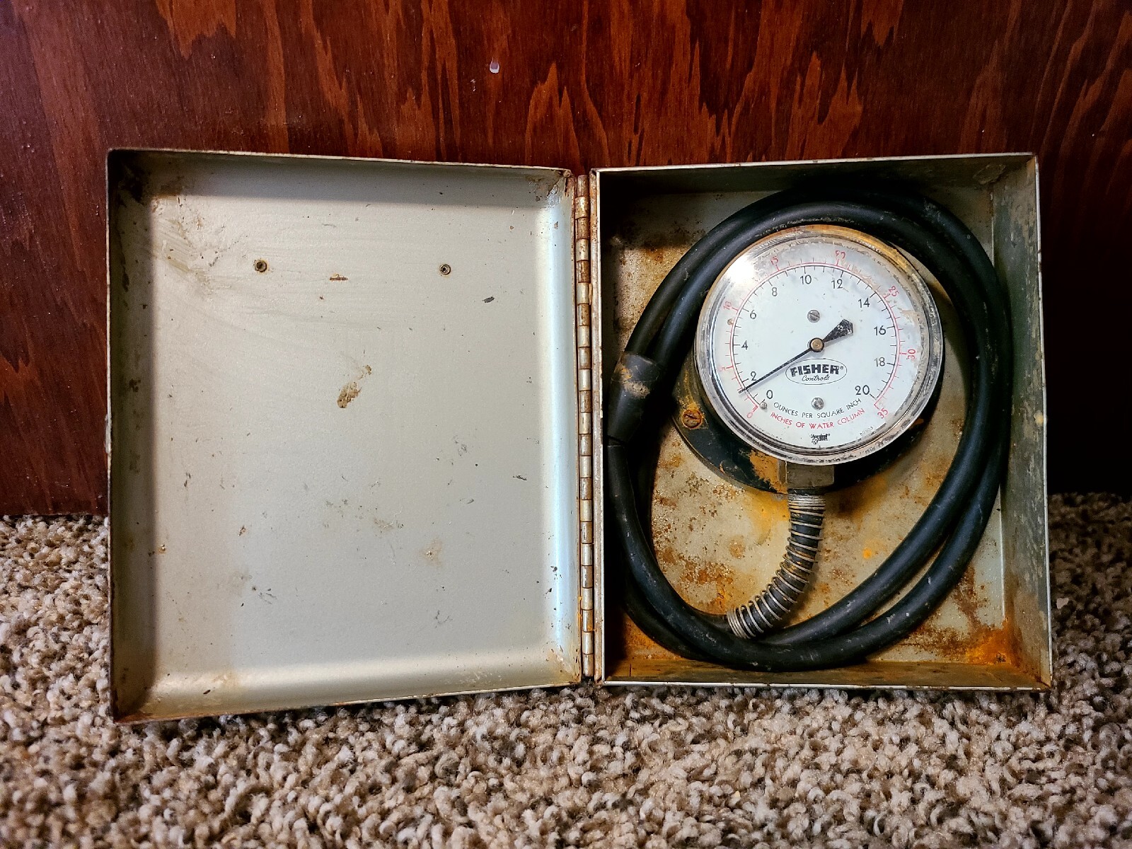 Vintage Fisher Controls Water Column Gauge Inside Bastians Blessing Co ...