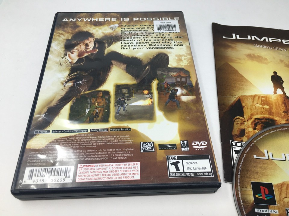 Jumper Griffin's Story - PlayStation 2 PS2 - Complete w/ Manual V1 ...