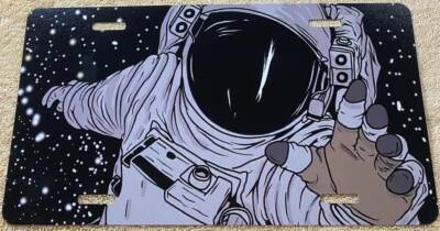 Astronaut Booster License Plate Space Exploration NASA SpaceX | eBay